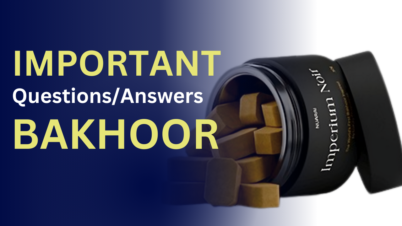 100 Important Questions & Answers About Bakhoor in the Middle East ...